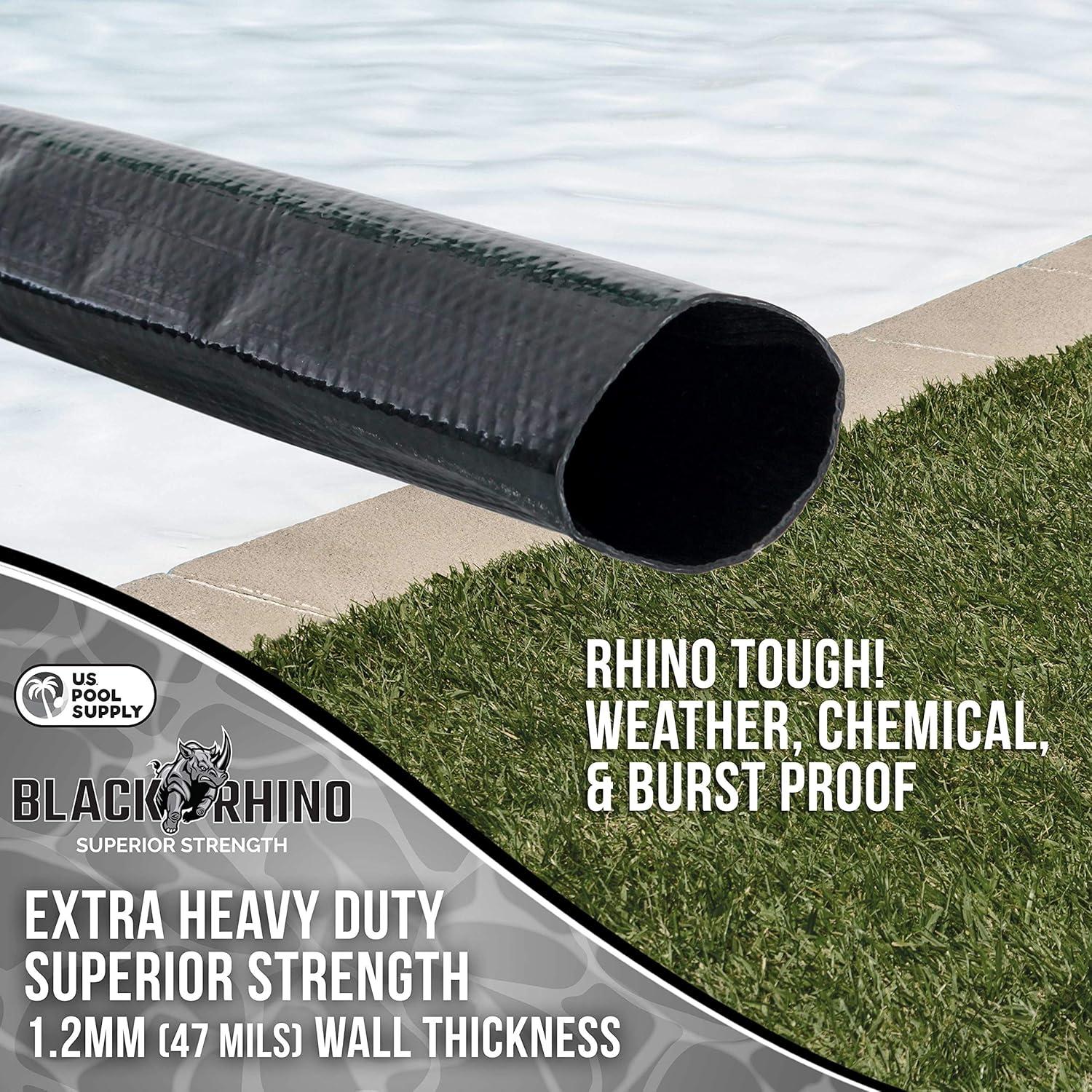 U.S. Pool Supply Pool Backwash Hose 2 Inch Diameter x 50 Feet ...